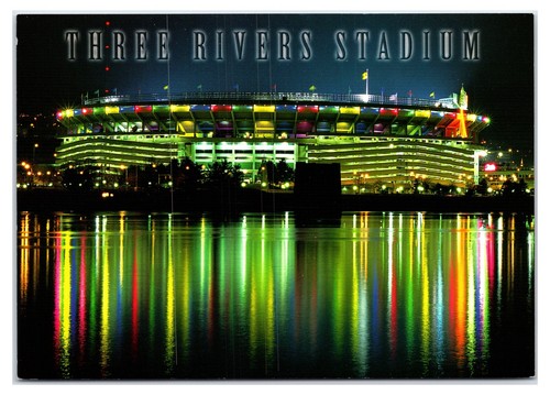 2001- Three Rivers Stadium Night - Pittsburgh, Pennsylvania Postcard ...