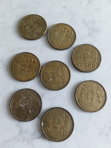 8 Duds N' Suds Coin-Op Laundry 10 Year Anniversary Tokens Coins | eBay