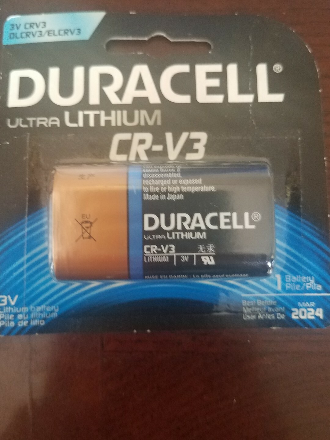 Duracell CR-V3 Ultra Lithiium 3 Volt Camera Battery 2021+ | eBay