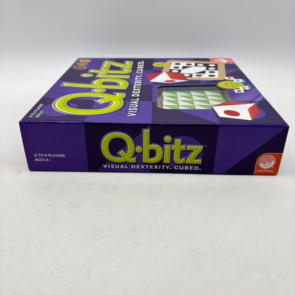 Q-Bitz Puzzle Game COMPLETE MindWare 2009 Strategy Family Kids Cubes | eBay