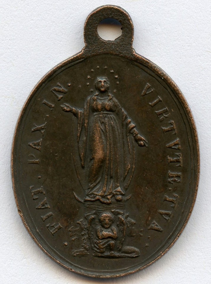 Vatican Religious Pope Pius IX Pendant Medal 29x20mm 5gr !!! | eBay