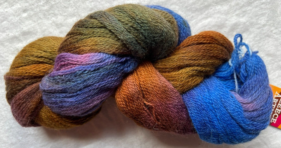Fleece Artist Suri Blue Hand-dyed 50% Suri Alpaca, 50% Blue Face ...