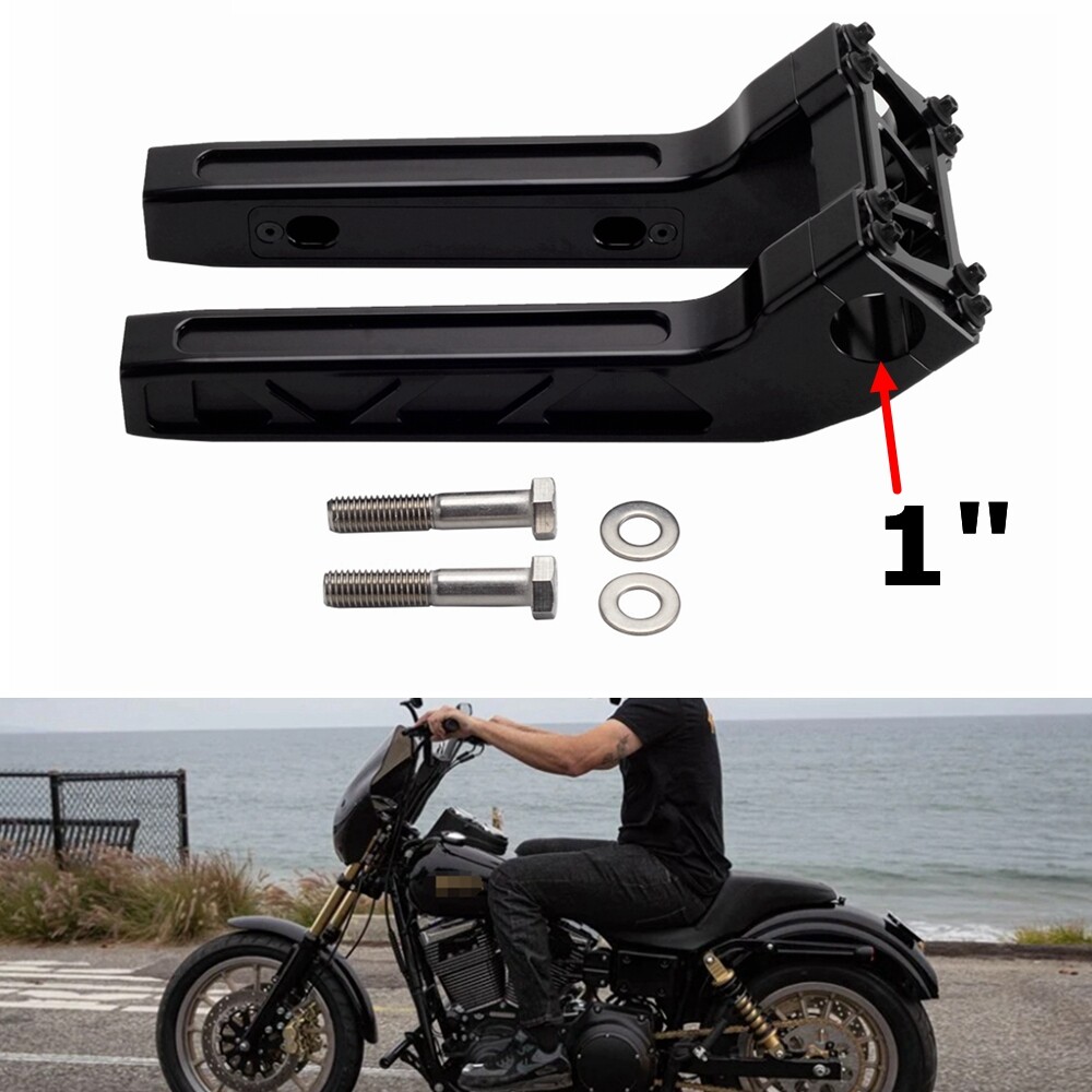 1" Handlebar Riser Kit for Harley Dyna Softail Street Bob Low Rider ...