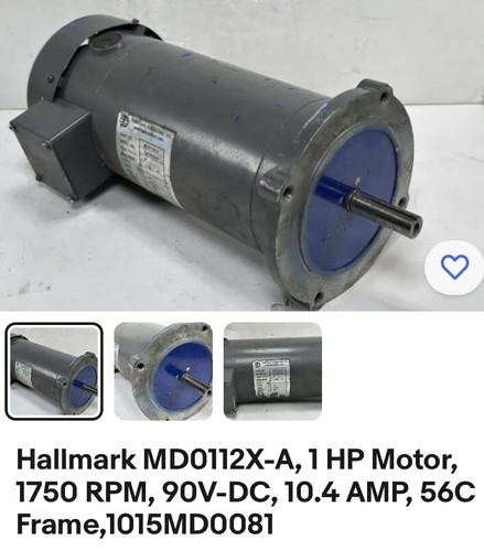 Hallmark 1510MD0081 dc motor | eBay