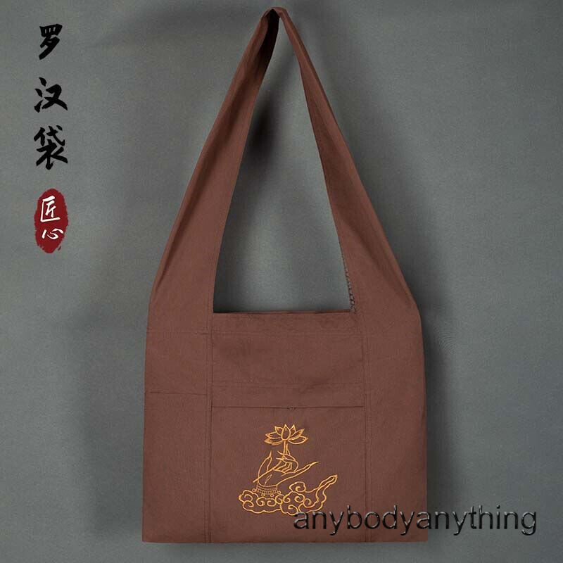 Monk Bag Traditional Buddhist Meditation Embroidered Shoulder Bag Monk ...