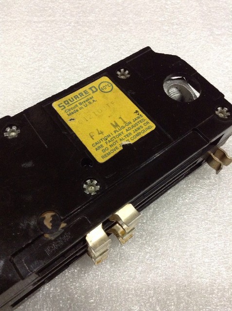 Square D Q12100TF 100 Amp 2 Pole Type Circuit Breaker - Black for sale ...