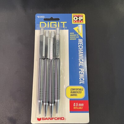 Sanford Digit 0.5mm Mechanical Pencils w/ Retractable Tip Japan lot of ...