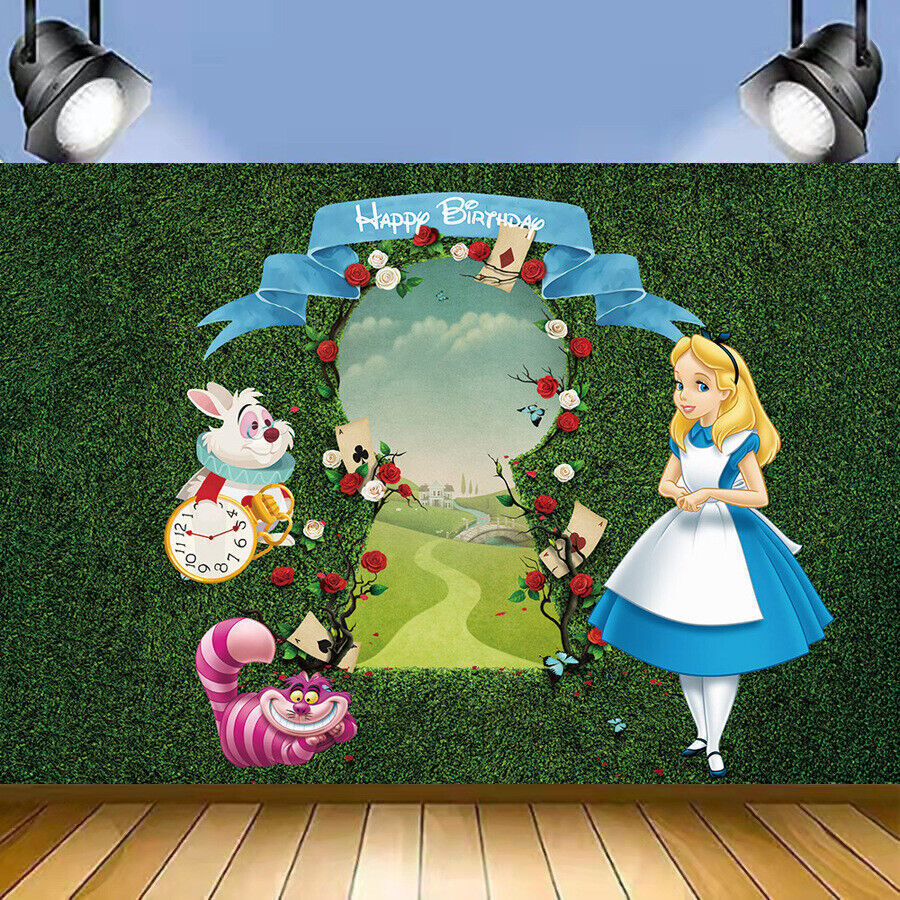 Happy Unbirthday Banner Alice In Wonderland