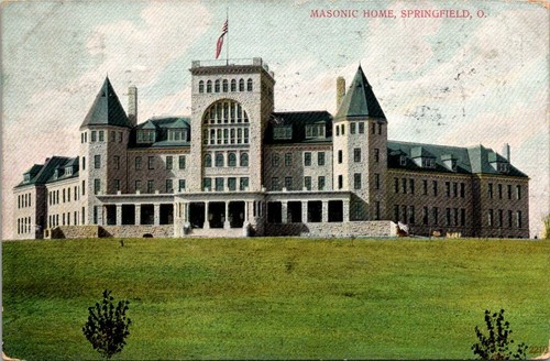Postcard Masonic Home Springfield Ohio 1907 | eBay