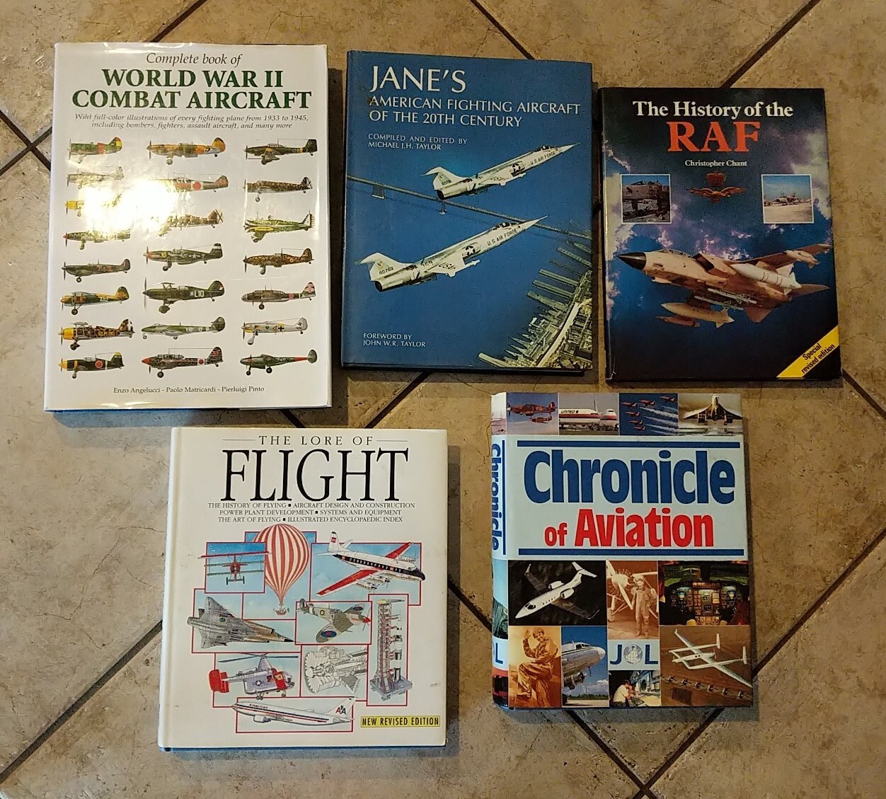 LOT of 5 AIRCRAFT AVIATION COFFEE TABLE BOOKS | eBay