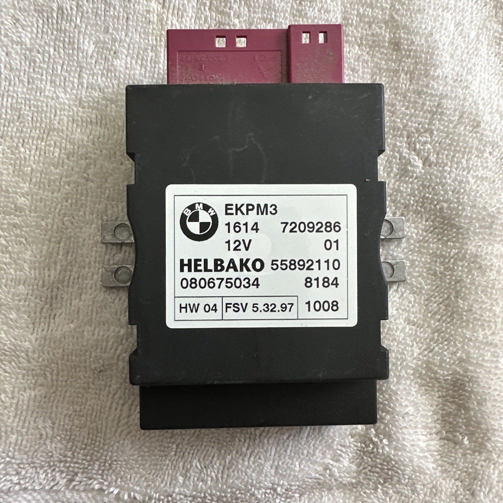BMW Helbako Fuel Pump Relay Control Module EKPM3 | eBay