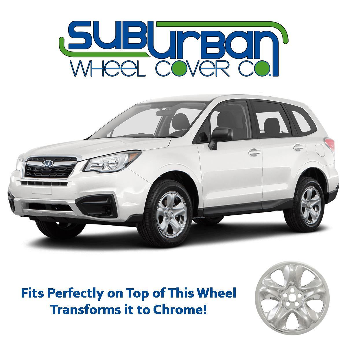 2014-2018 Subaru Forester # IMP-95X 17" Steel Wheel Chrome Wheel Skins ...