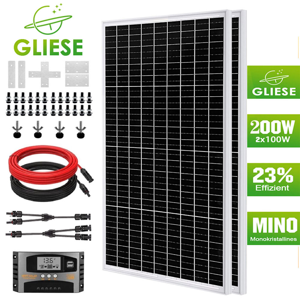 100W 120W 150W 200W 300W Solarmodul Solarpanel 12V MONO PV Wohnmobil Camping DE | eBay