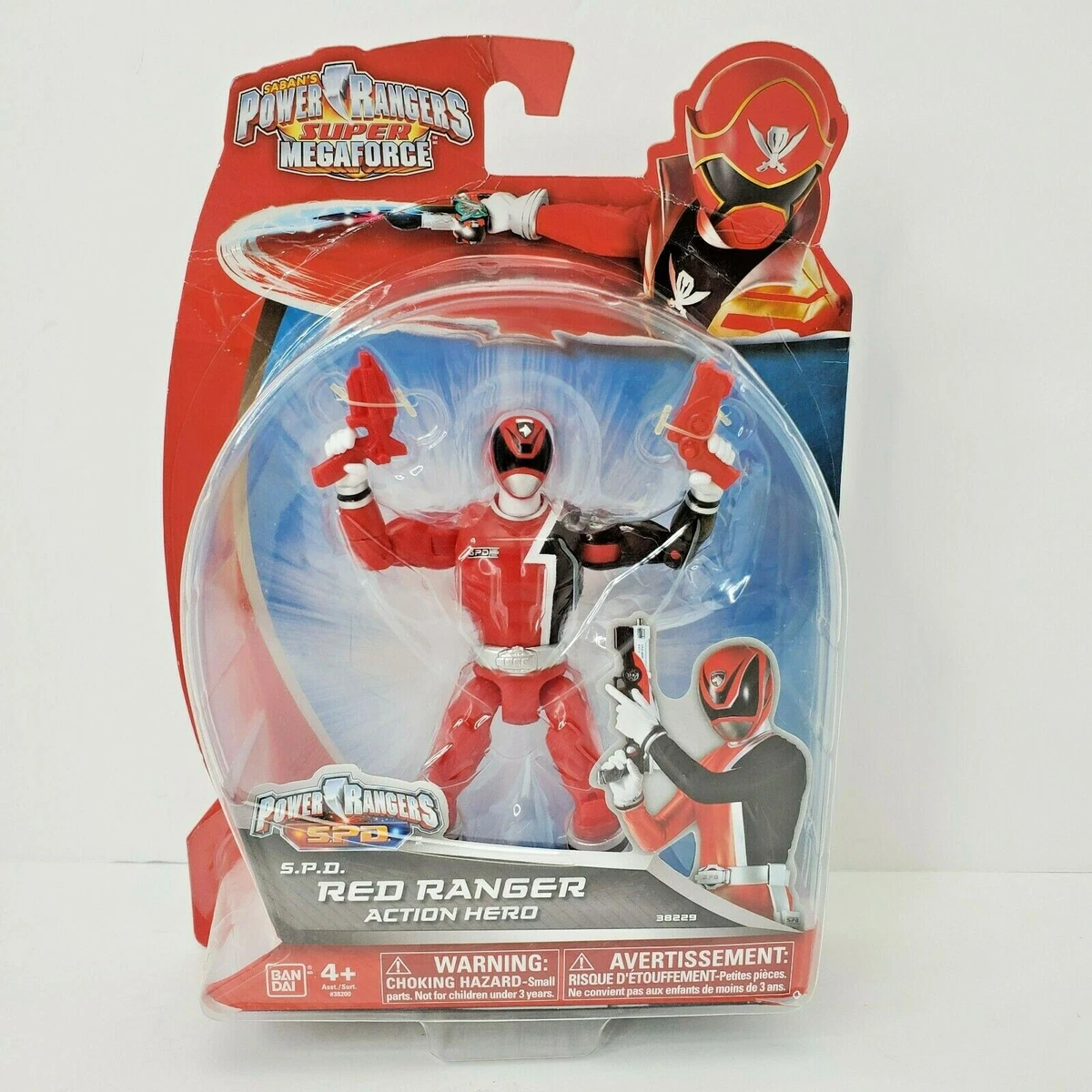 Power Rangers Megaforce Red Ranger Card
