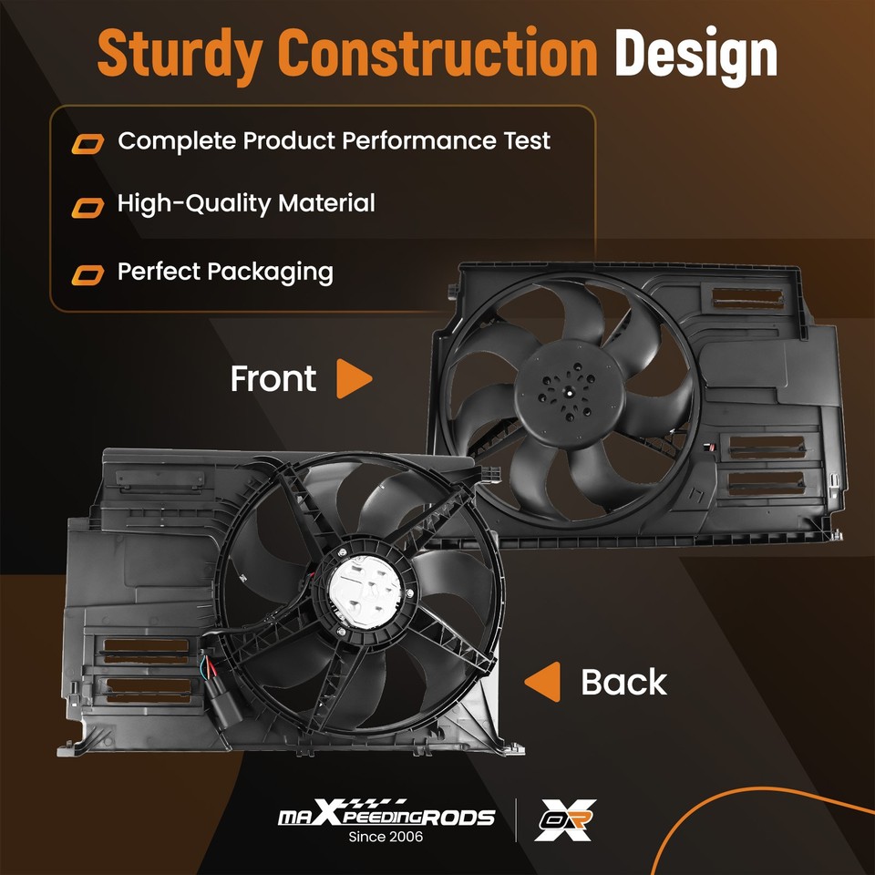 Radiator Cooling Fan Assembly for Mini Cooper 2014-2019 17427617609 ...