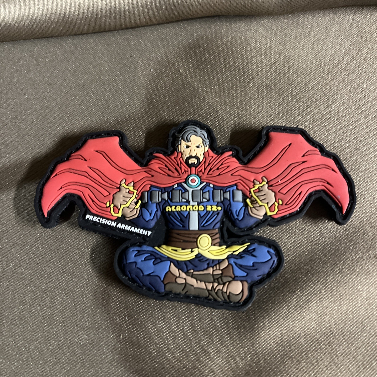Precision Armament Dr. Strange Marvel PVC Morale Patch Hook Loop Shot ...