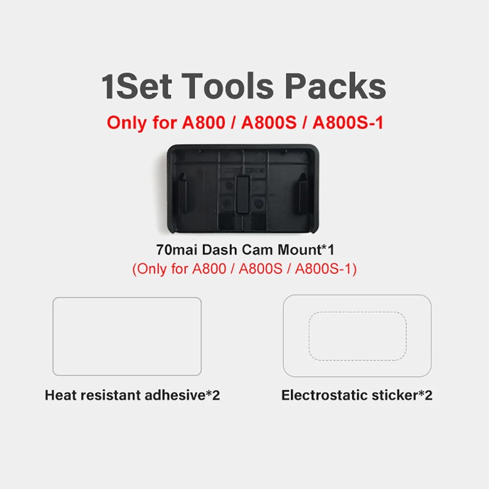 New Dash Cam Mount & Sticker for 70mai Car DVR Mount 70mai Dash Cam 4K ...