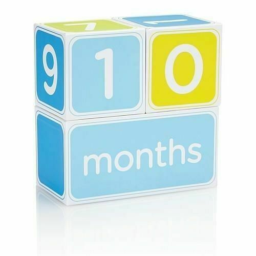 Pearhead Baby Age Photo Sharing Blocks Blue for sale online | eBay