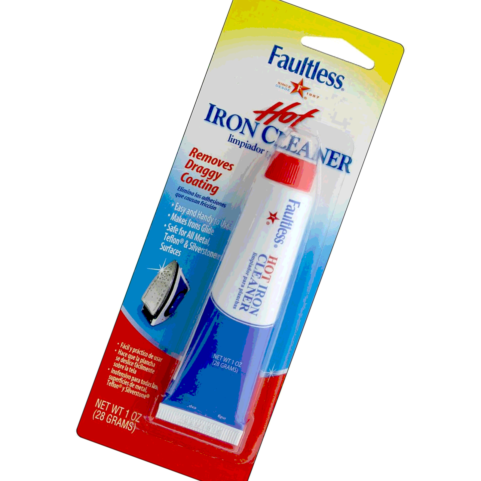 Faultless Hot Iron Sole-plate Cleaner and Stain Burn Remover 28g | eBay UK