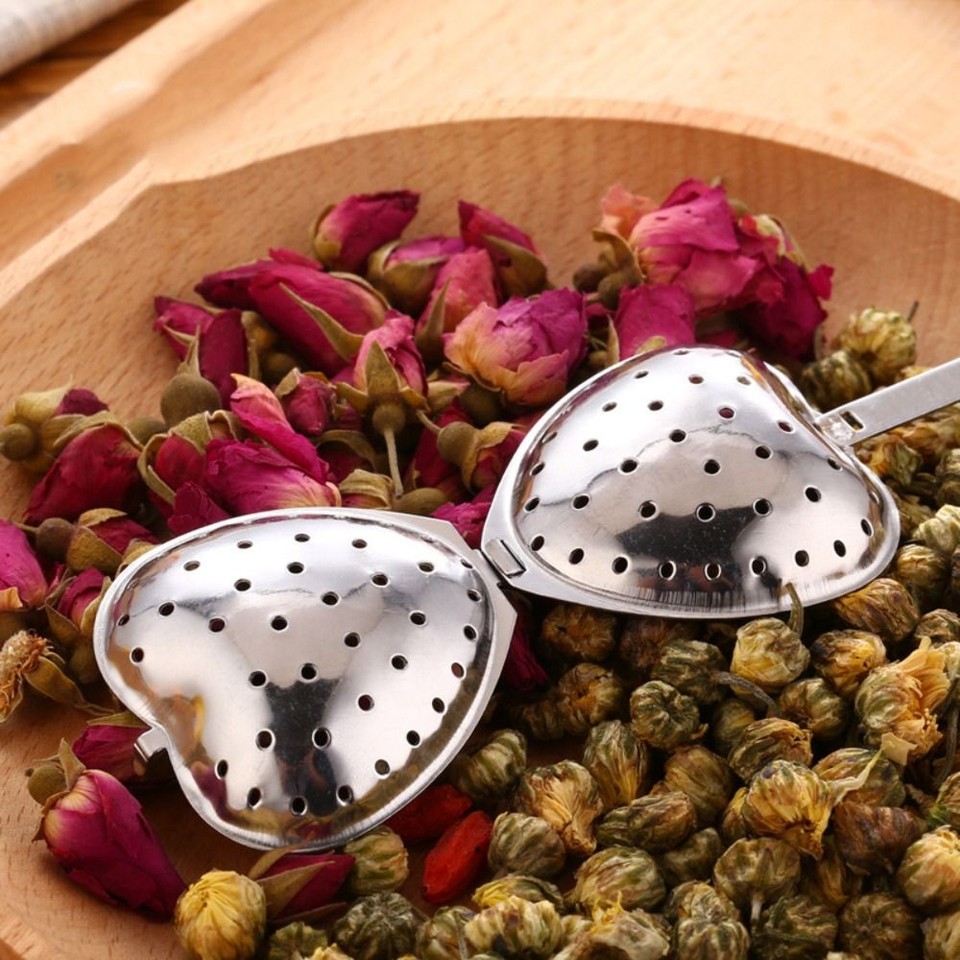 Herb with Handle Loose Leaf Tea Strainer Spoon Tea Infuser Filter ...