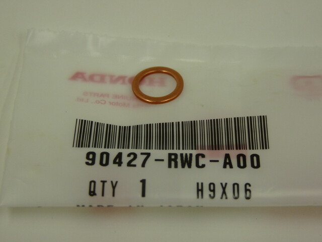 ACURA OEM 90427-RWC-A00 Turbocharger Gasket/Turbocharger Oil Line ...