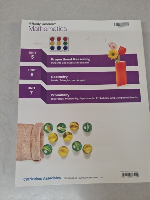 Ready Classroom Mathematics Grade 7 Volume 1 Workbook for sale online ...