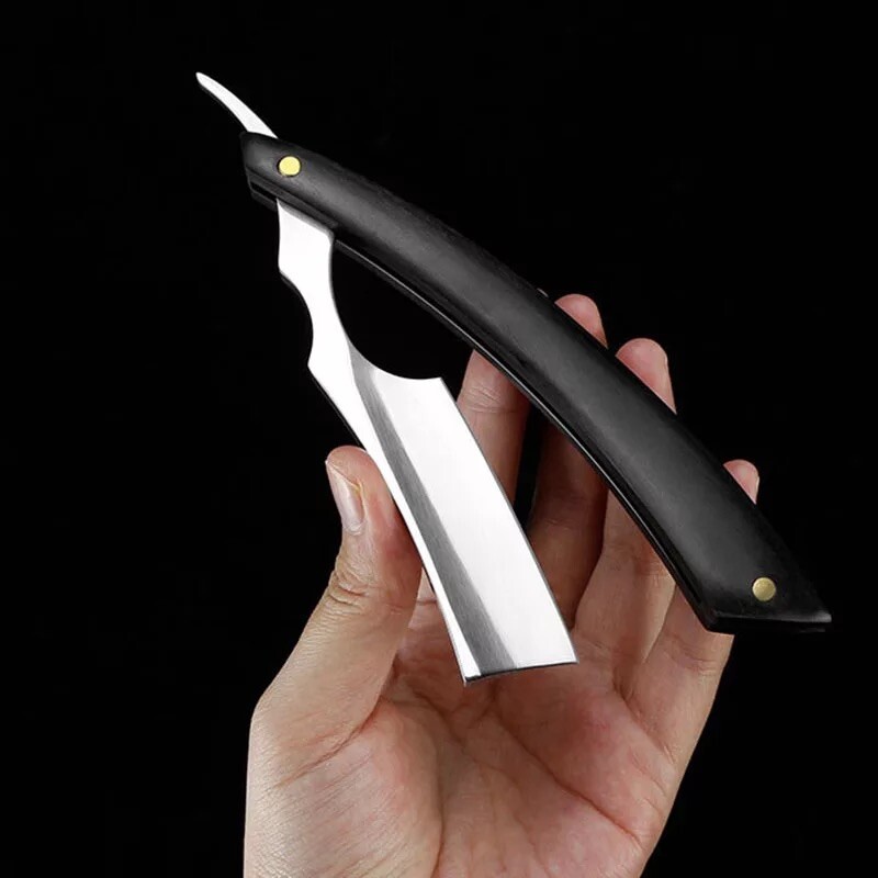 Straight Razor Shave Ready Hand Sharpened Vintage Wood Handle Steel ...
