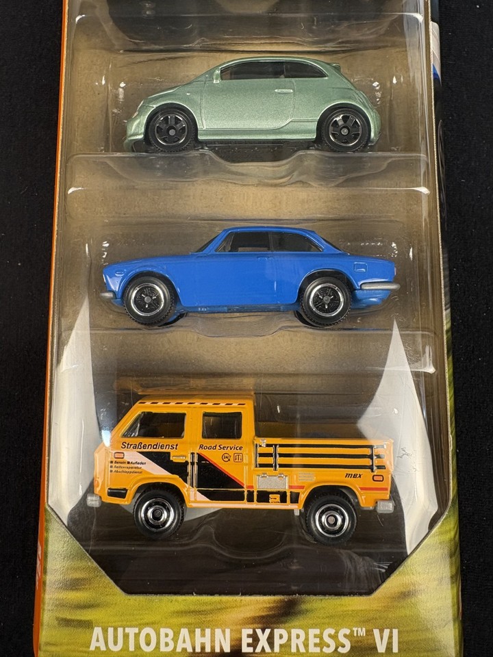 2024 MATTEL MATCHBOX 5 CAR PACK AUTOBAHN EXPRESS VI PORSCHE AUDI VW ...