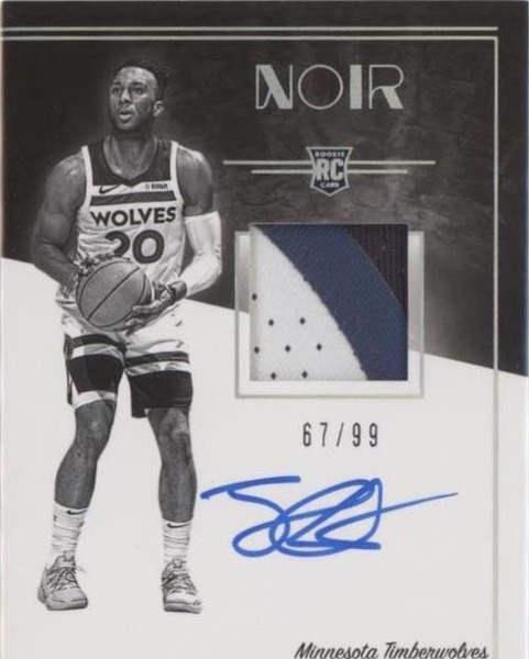 2018-19 Panini Noir - Rookie Patch Autograph Black and White #319 Josh ...
