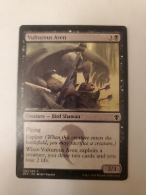 MTG Vulturous Aven Dragons of Tarkir 126/264 Regular Common | eBay