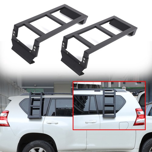 Left +Right Rear ladder climbing Aluminum For Toyota Land Cruiser Prado ...