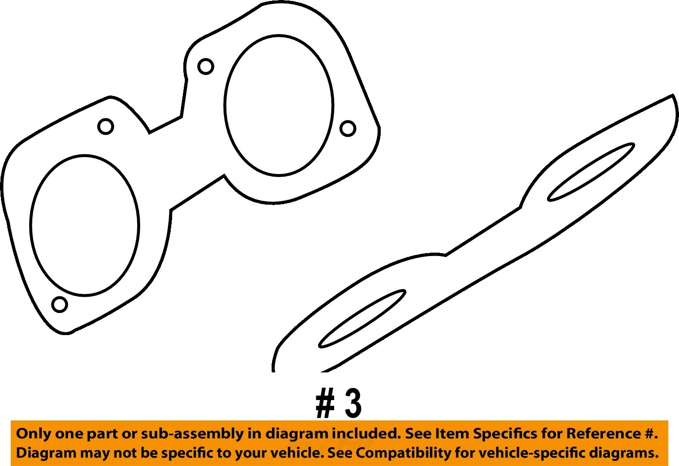 BMW OEM 00-10 X5 Exhaust-Manifold Gasket 11627505789 | eBay