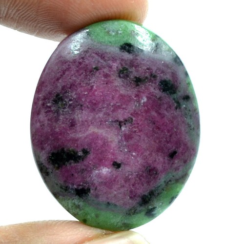 Cts. 59.80 Natural Amazing Ruby Zoisite Designer Cabochon Oval Loose Gemstone | eBay Australia