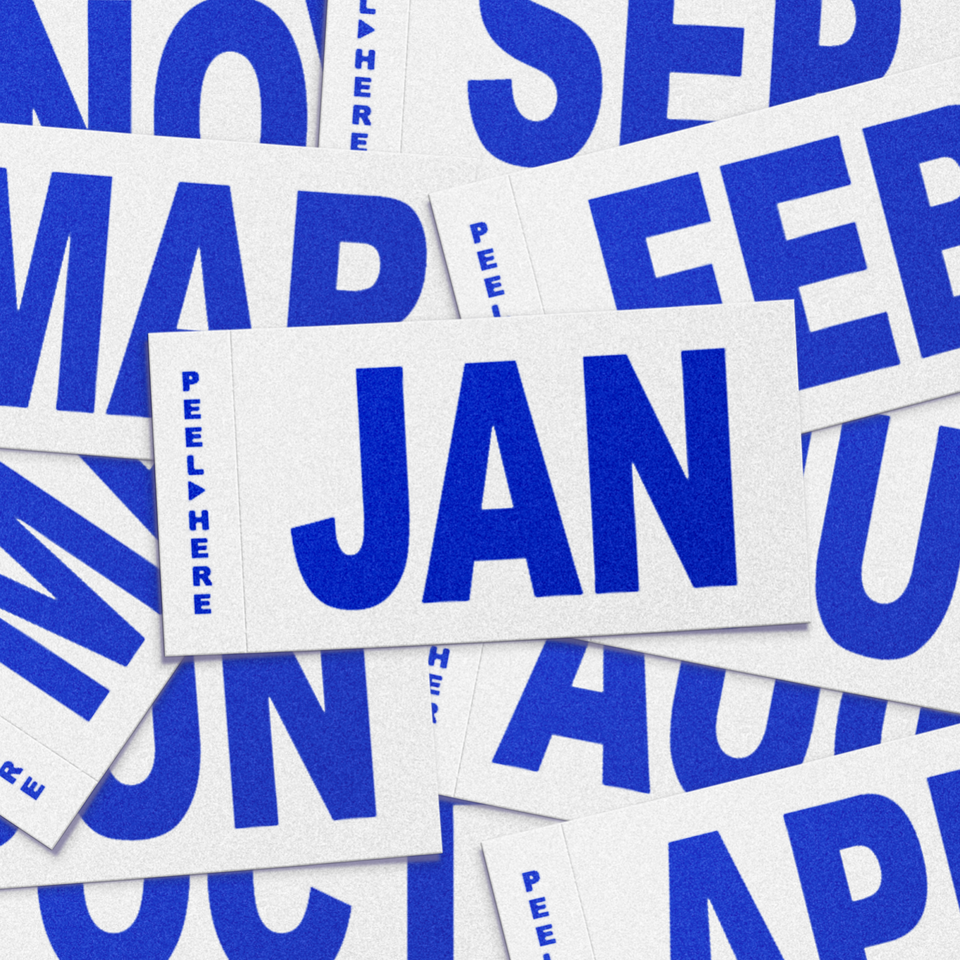 California Month Sticker [2025 Edition] CA License Plate Tag - CHOOSE ...