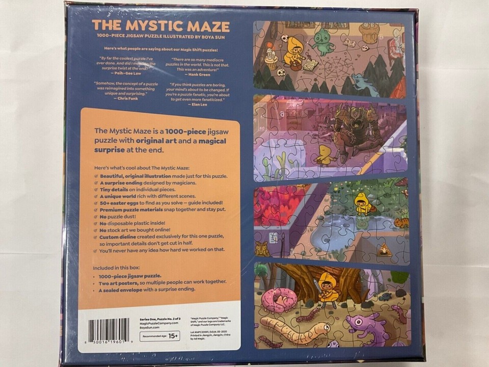 The Mystic Maze 1000pcs Jigsaw Puzzle Magic Puzzle Company 28” x 21 ...