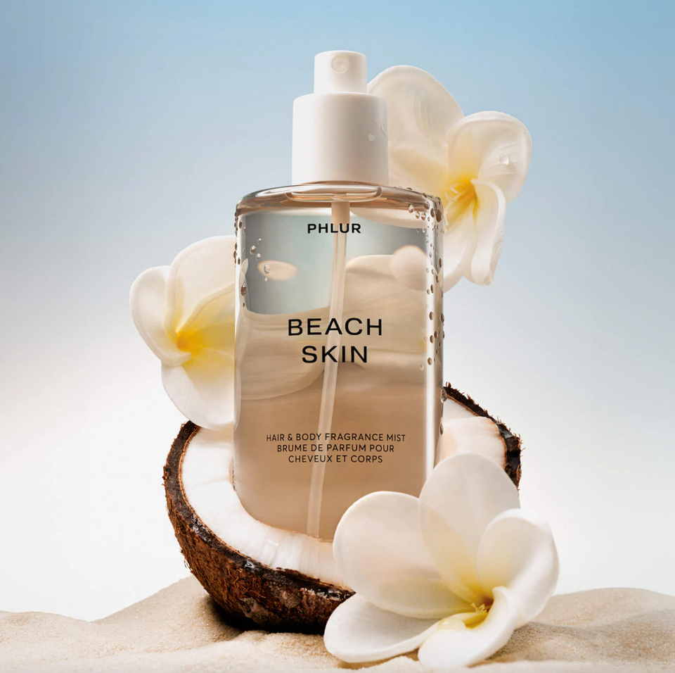 PHLUR Mini Beach Skin Body & Hair Fragrance Mist, Fresh Scent, Free ...