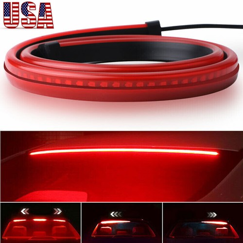 35" Car High Mount Third High Brake LED Light Strip Turn Signal Rear ...