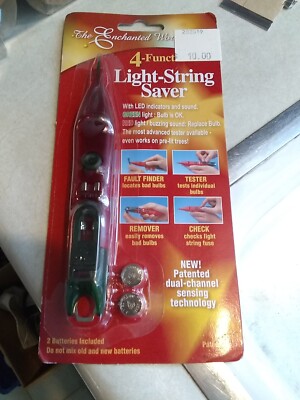 Holiday Christmas Light and Fuse Tester with Sound and Lights ( LOT OF ...