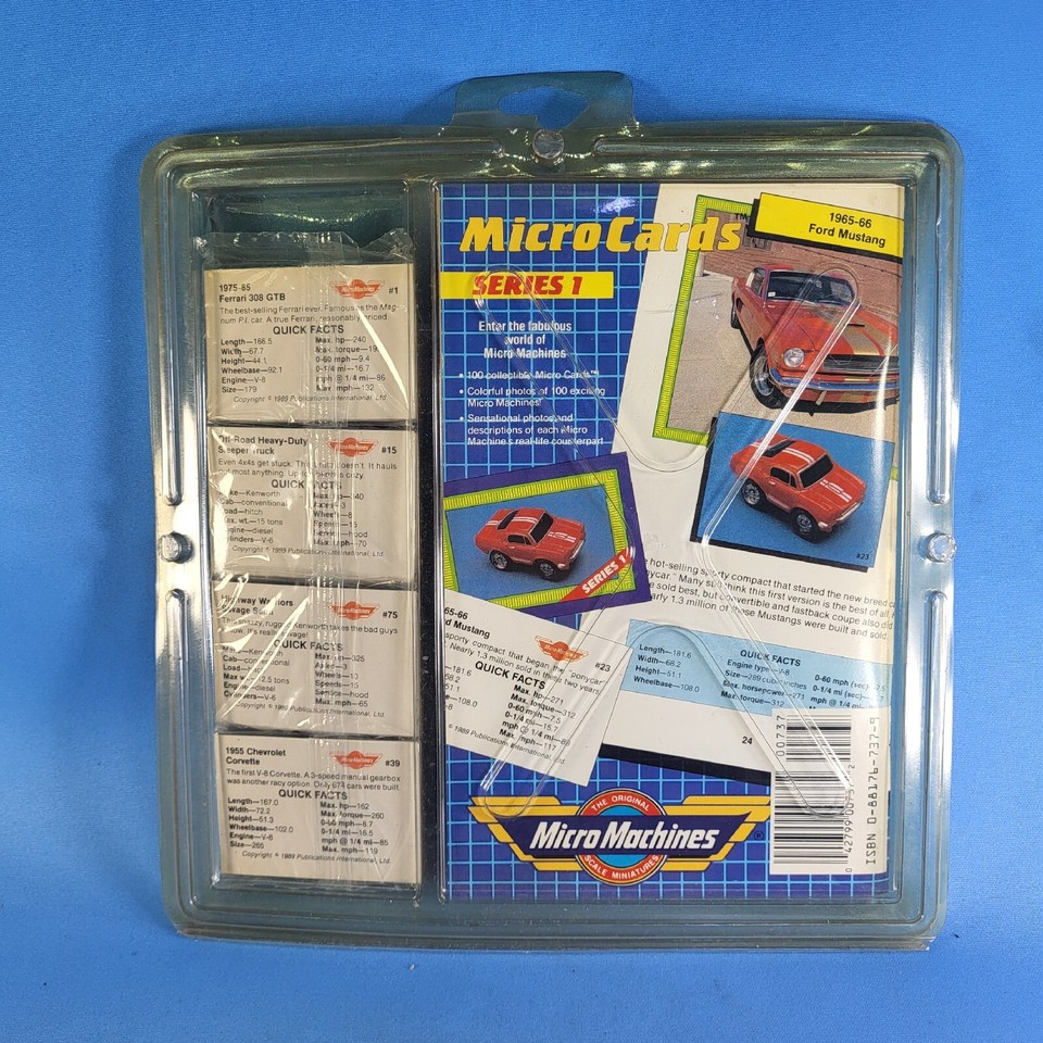 1989 Micro Machines ~ Micro Cards Kit ~ Series 1 | eBay