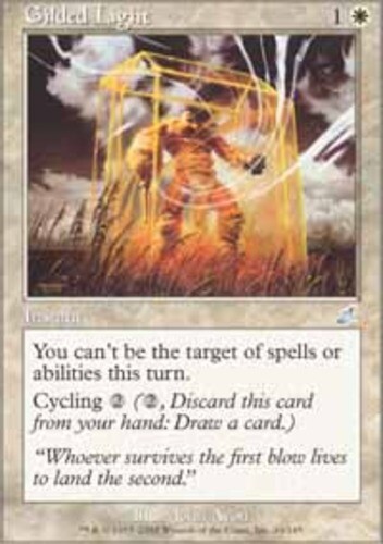 Gilded Light - Foil Magic mtg Damaged, English Scourge x1 | eBay