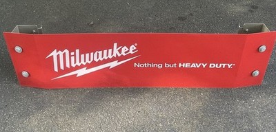MILWAUKEE TOOLS Commercial Steel 4’ x 12” In-Store Garage Shop Sign ...
