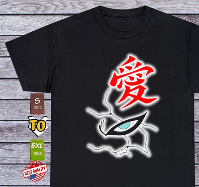Gaara Shukaku T Shirt Naruto Shippuden Tee 90s Anime Clothing Manga ...