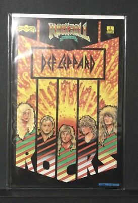 Rock N Roll Comics - #5 - Def Leppard - Revolutionary - 1989 - VF | eBay