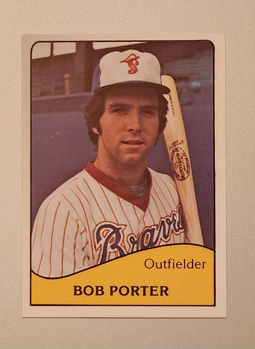 1979 Savannah Braves TCMA #22 Bob Porter Yuma Arizona AZ Baseball Card ...