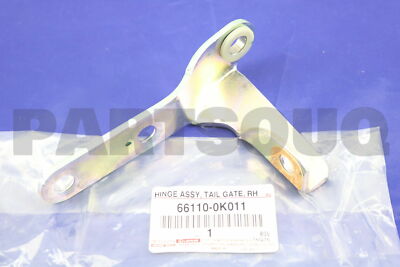 661100K011 Genuine Toyota HINGE ASSY, TAIL GATE, RH 66110-0K011 | eBay