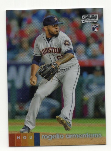 2020 Topps Stadium Club Chrome - Rogelio Armenteros #393 Refractor (RC ...