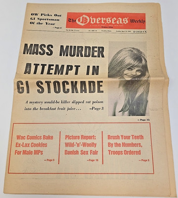 The Overseas Weekly April 12 1970 Newspaper | eBay