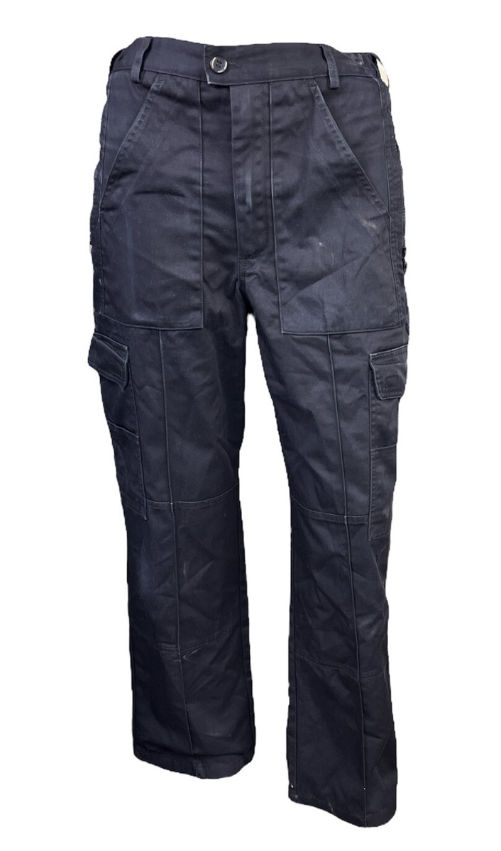Black Police Cargo Pants Uniform Trousers Black : CopShopUK