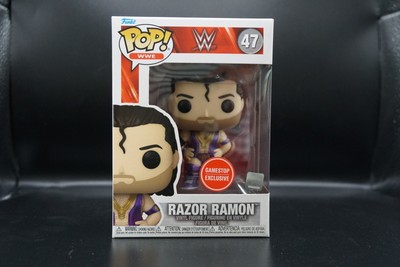 Funko POP #47 WWE Razor Ramon Gamestop Exclusive Metallic 889698623728 ...