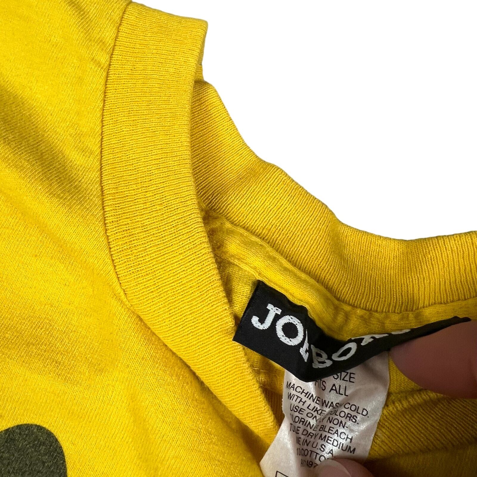 Vintage 90s y2k Joe boxer smiley face yellow graphic … - Gem